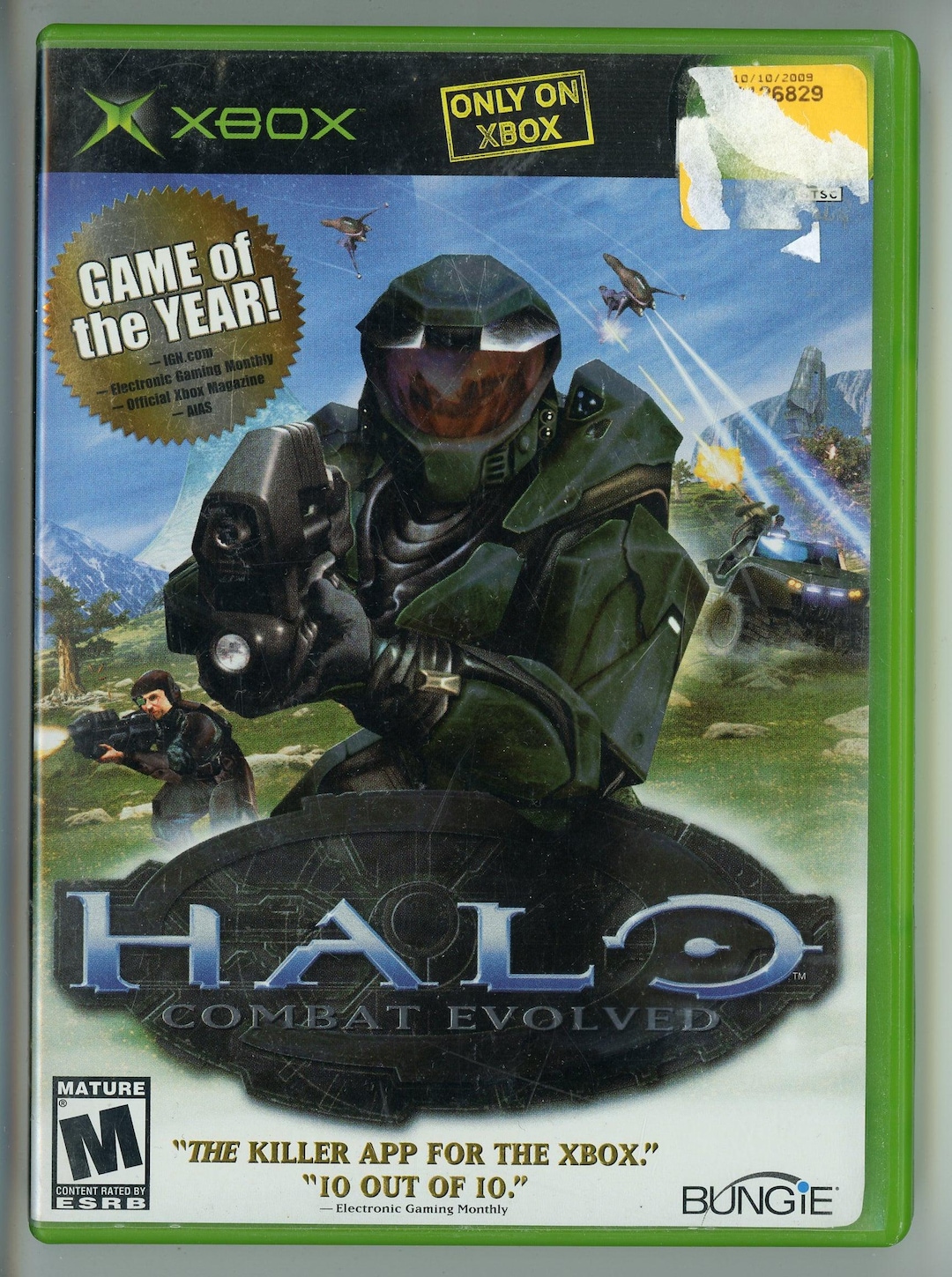 2001 Halo: Combat Evolved Xbox Video Game Disc in Box - Etsy