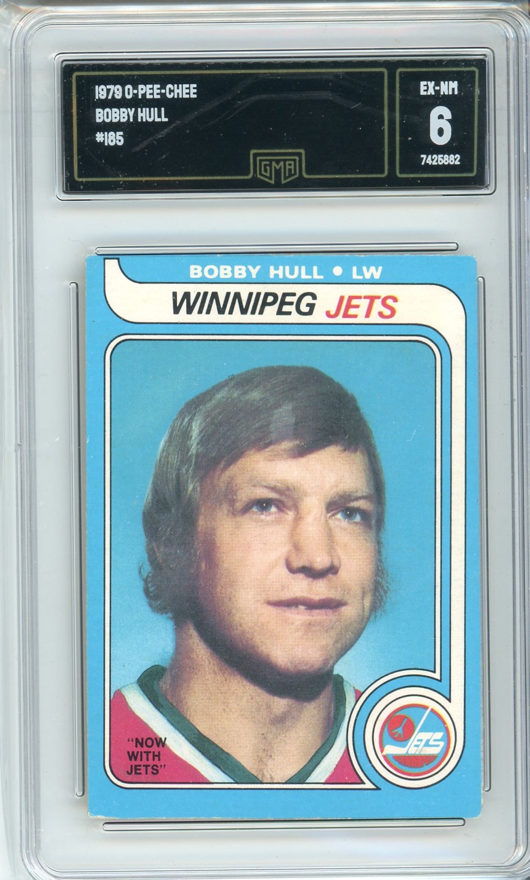 1979 OPC Bobby Hull 185 Graded Hockey Card GMA 6 - Etsy