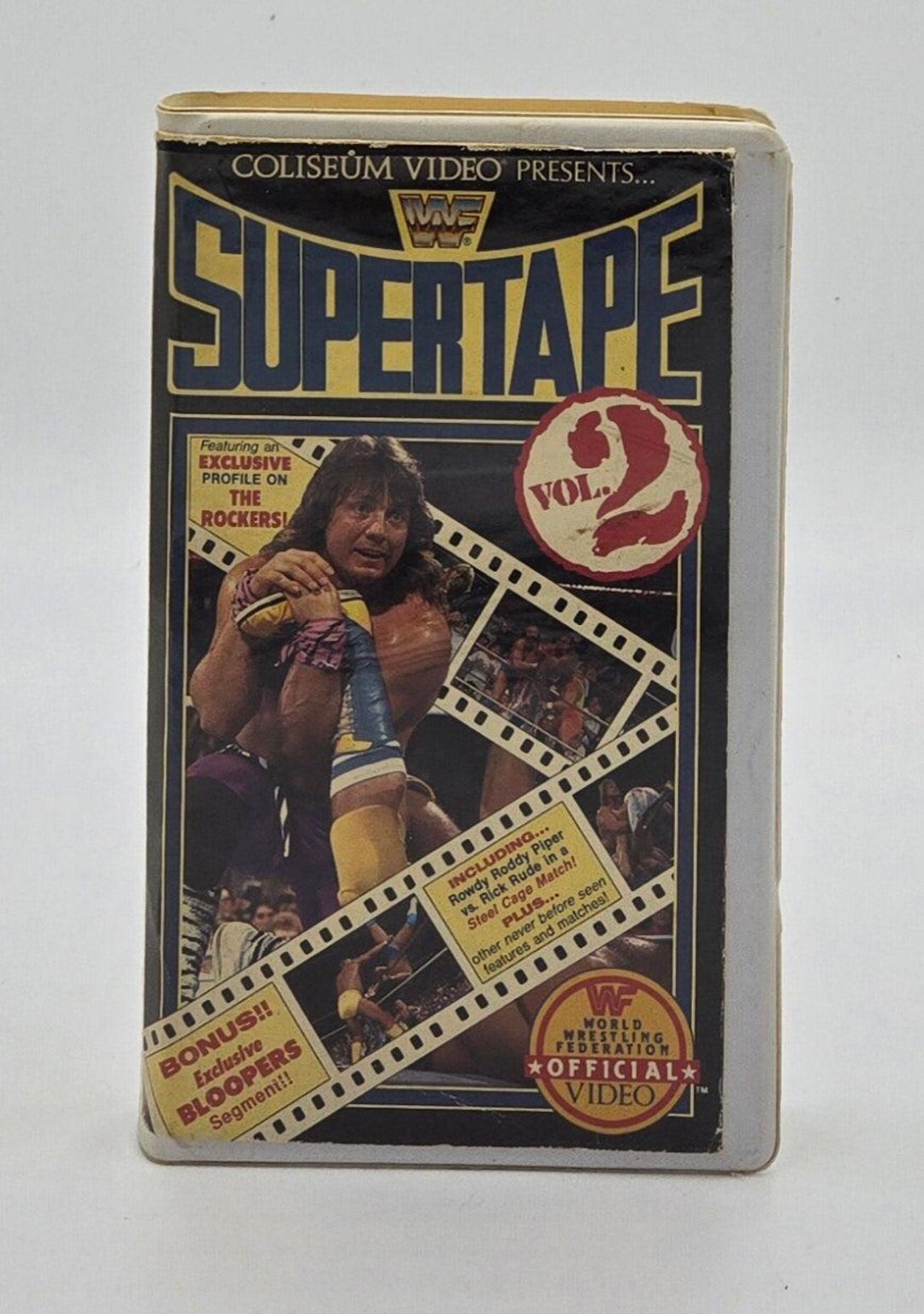 1990 WWF Supertape Vol. 2 Clamshell VHS Tape - Etsy