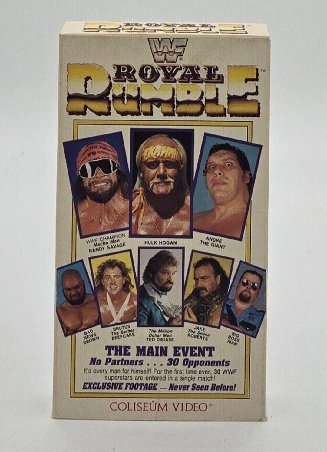1988 WWF Royal Rumble VHS Tape - Etsy