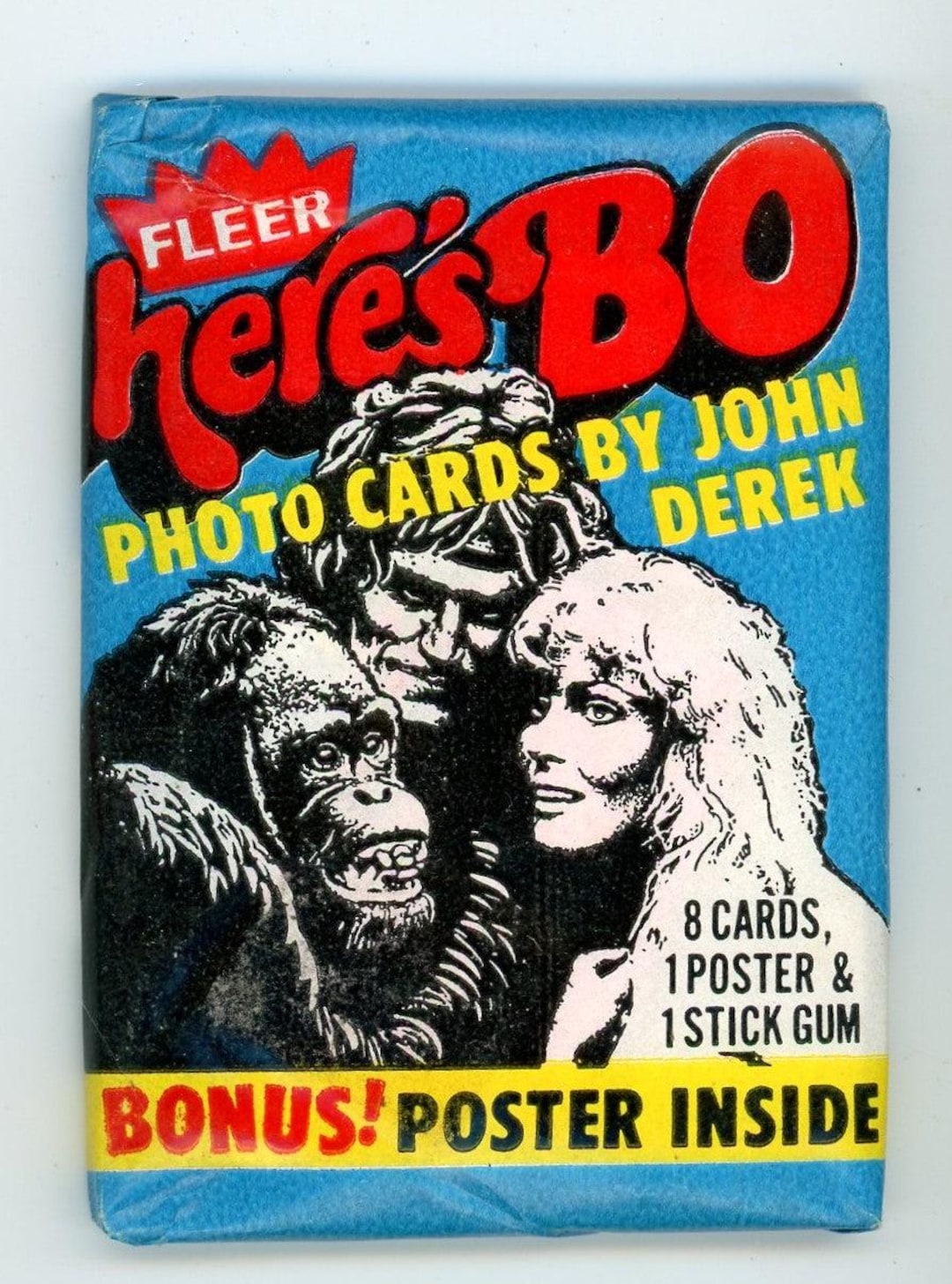 1981 Fleer Here's Bo Trading Cards Wax Pack (8 Cards) - Etsy