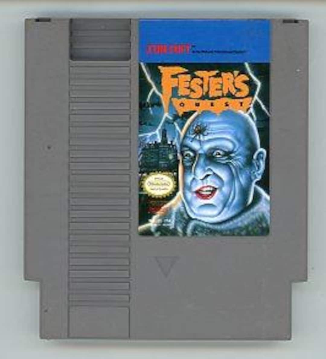 1989 the Addams Family Fester's Quest NES Video Game Cartridge - Etsy