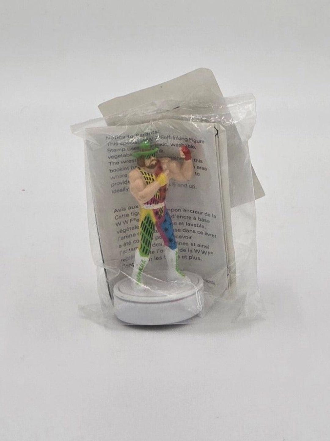 1980s WWF Titan Sports Macho King Randy Savage Self-inking Figure Stamp ...