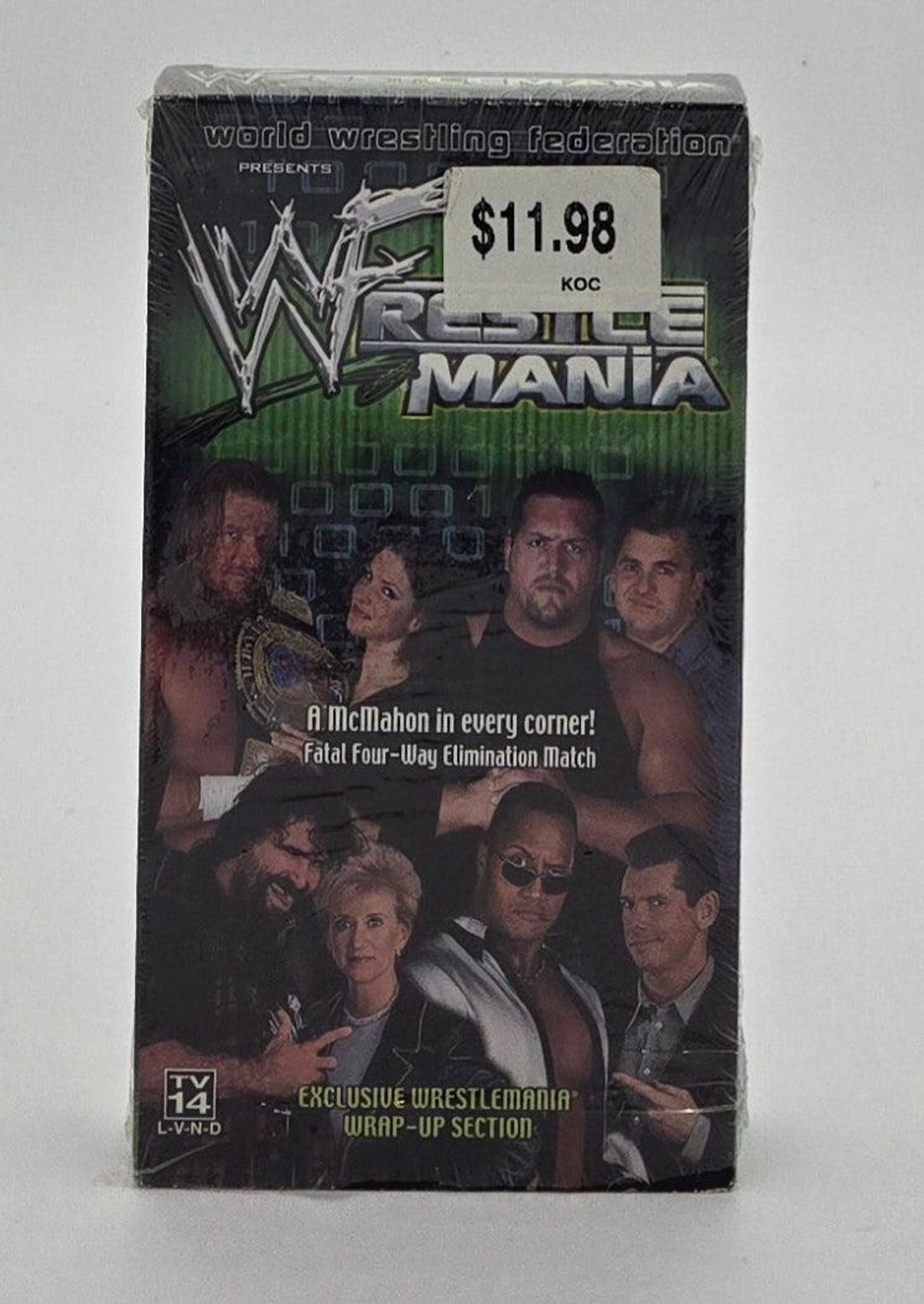 2000 WWF Wrestlemania VHS Tape - Etsy