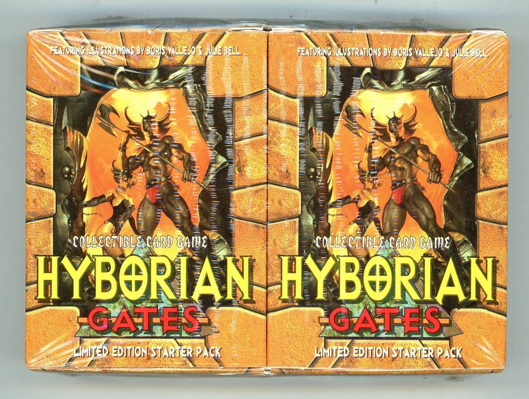 1995 Hyborian Gates Collectible Card Game Limited Edition Starter Pack ...