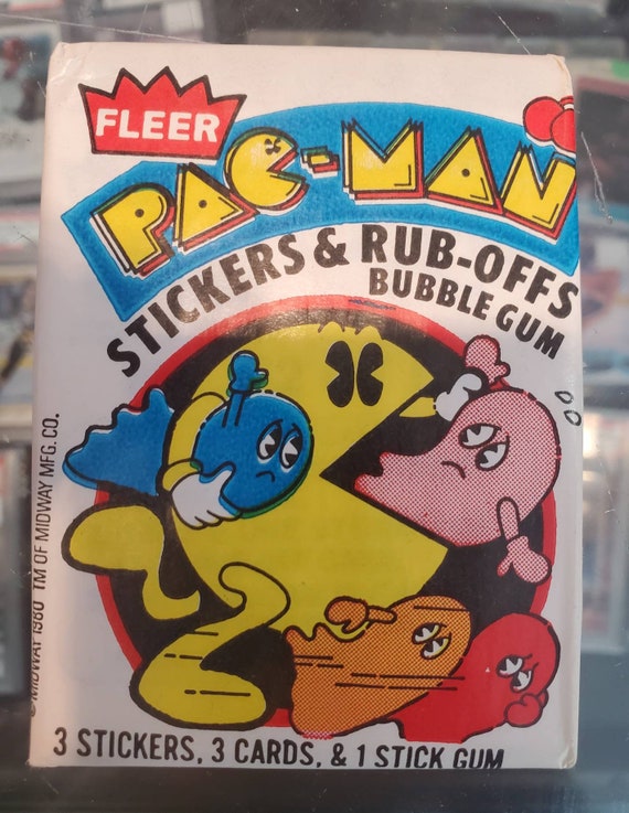 1980 Pac Man Cards