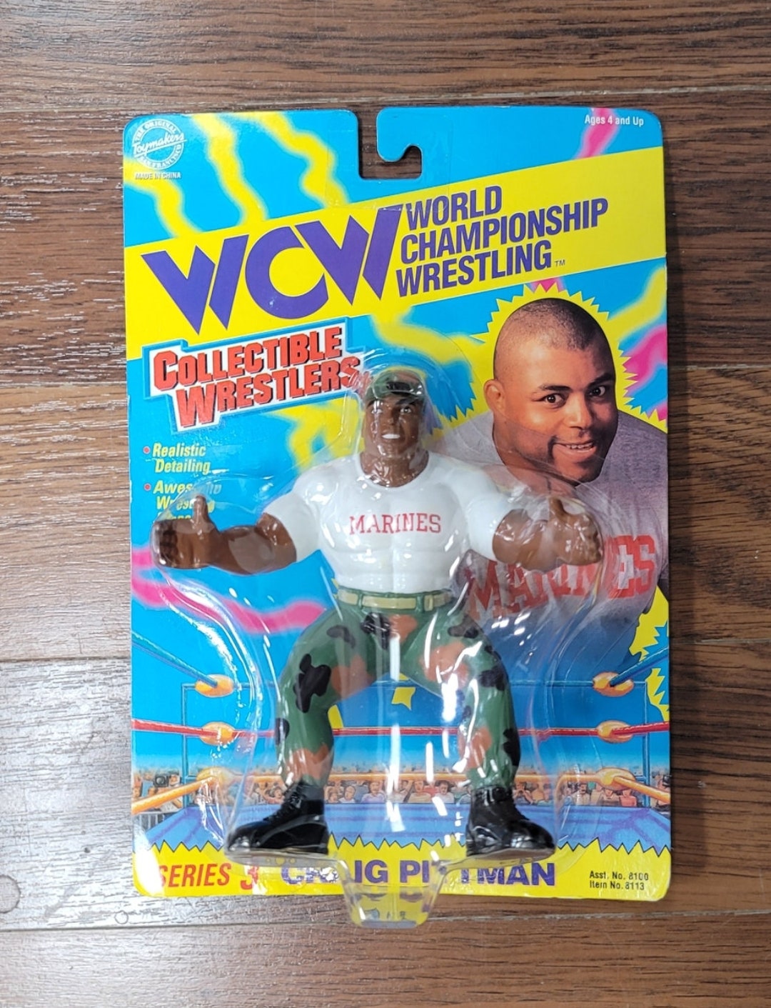 1994 Toy Makers WCW Wrestling Figure Craig Pittman - Etsy