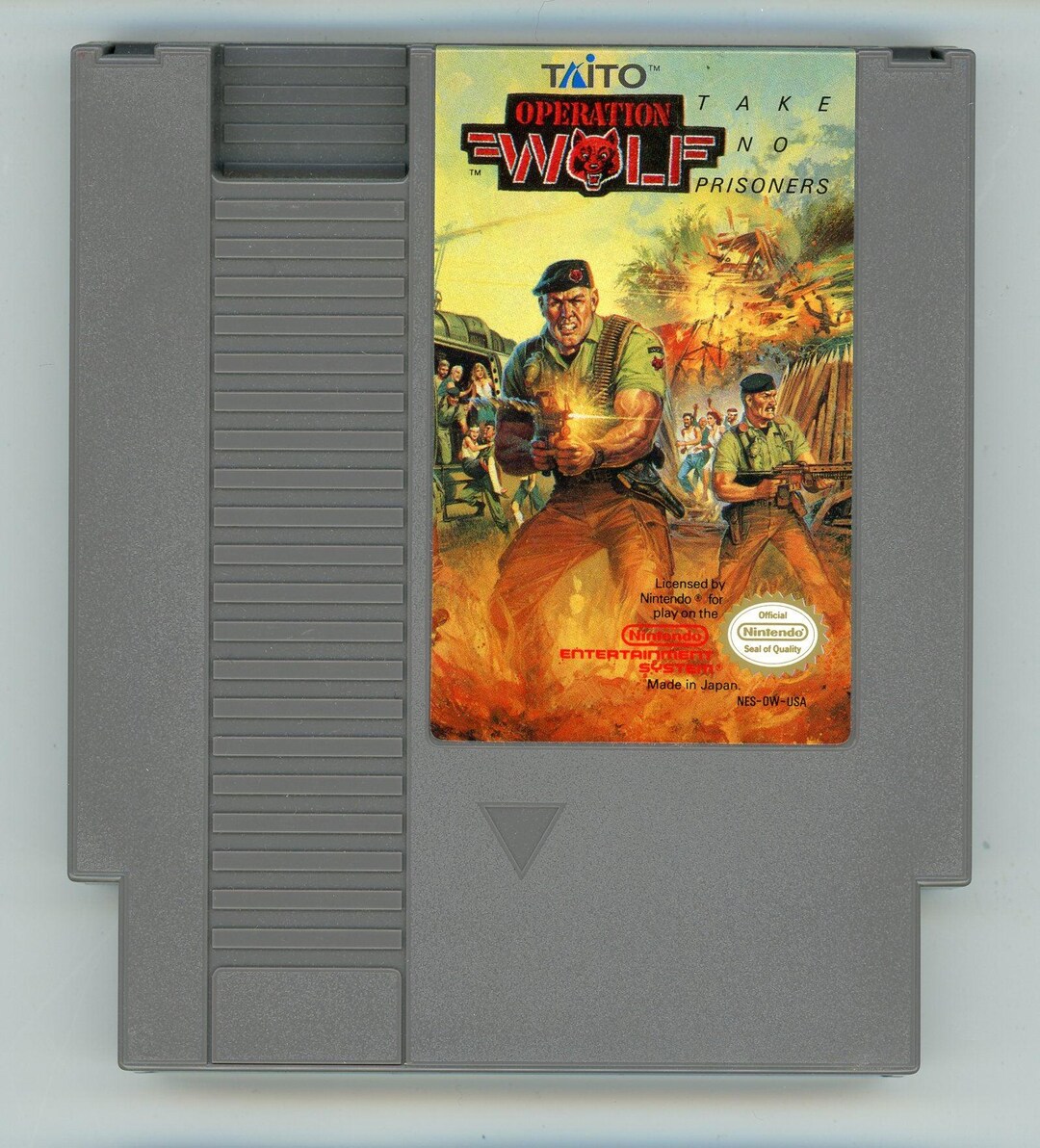 1987 Taito Operation Wolf NES Video Game Cartridge - Etsy