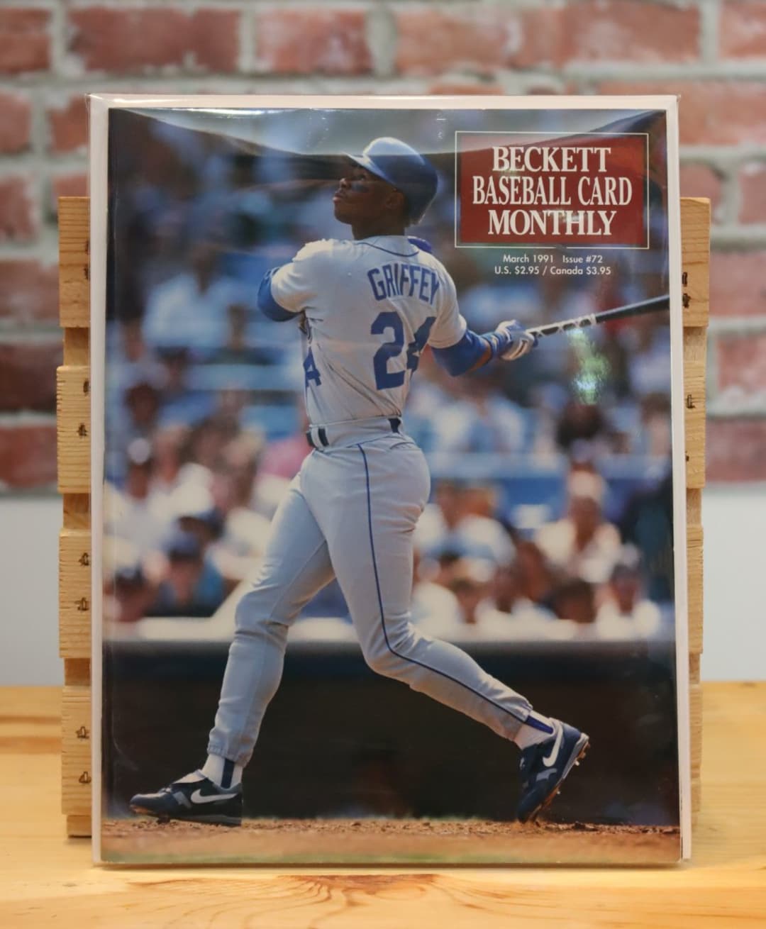 Vintage Beckett Baseball Card Price Guide Magazine Ken Griffey Jr March 