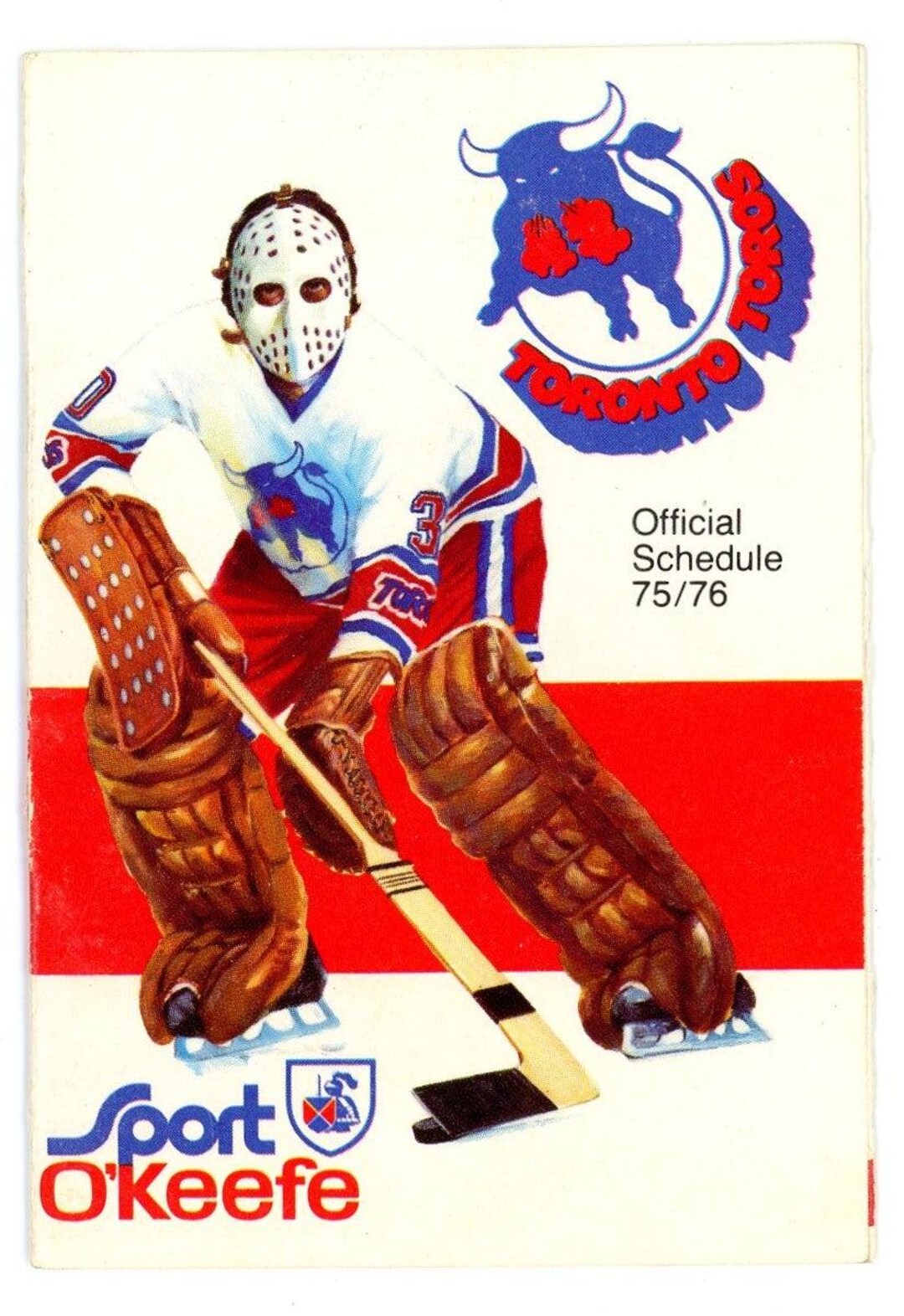 1975/76 WHA Toronto Toros Official Hockey Schedule - Etsy