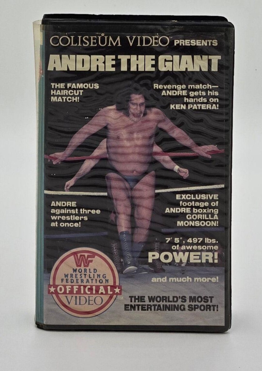 1985 WWF Andre the Giant Clamshell VHS Tape - Etsy