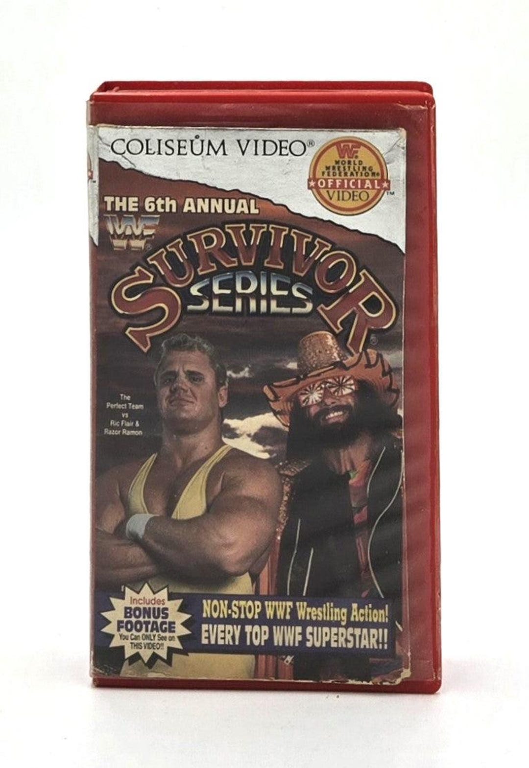 1993 WWF WWE 6th Annual Survivor Series VHS Tape Clamshell - Etsy