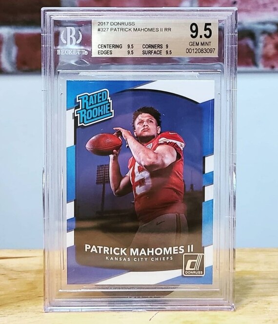 Patrick Mahomes Rated Rookie Card