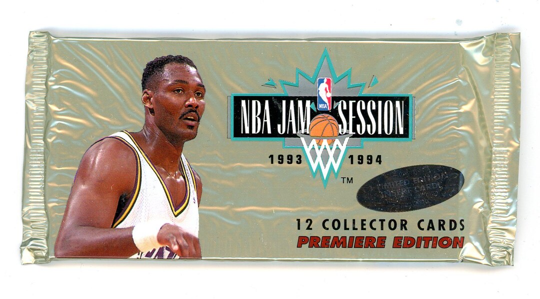 1993/94 Fleer NBA Jam Session Premiere Edition Wax Pack (12 Cards) - Etsy