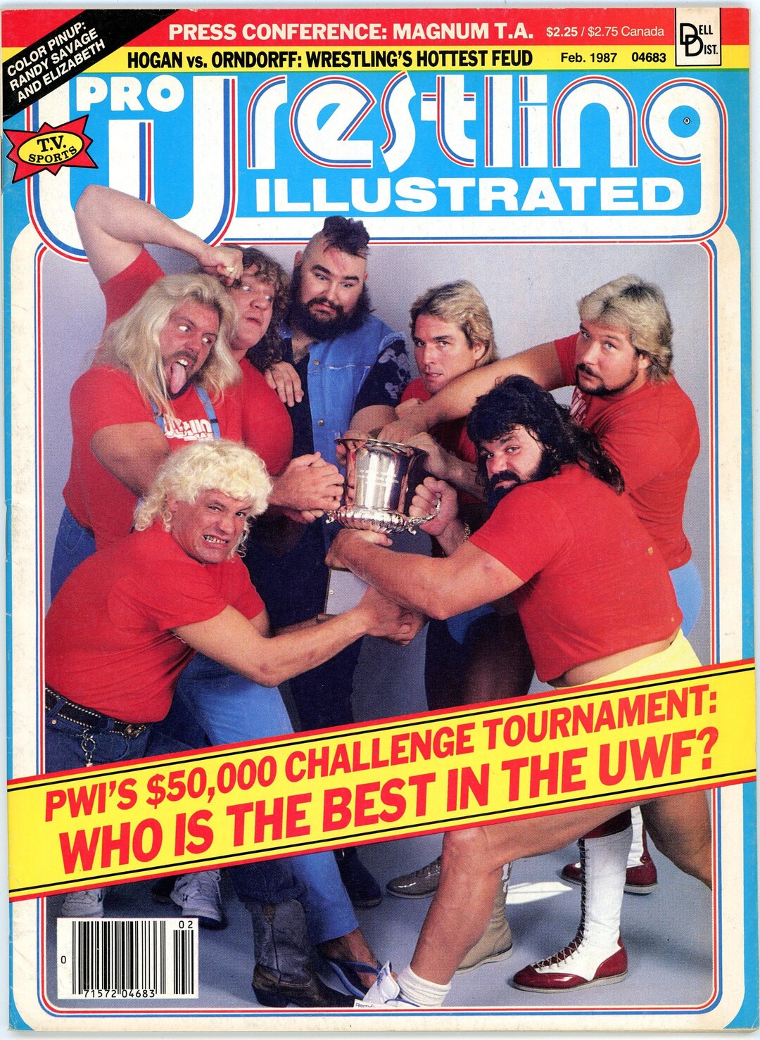Pro Wrestling Illustrated Vintage Magazine (february, 1987) UWF PWI ...