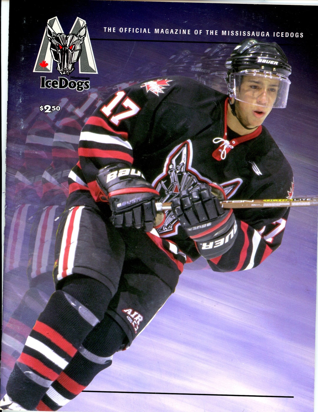 Vintage Mississauga Ice Dogs Hockey Game Program Magazine december 29 ...
