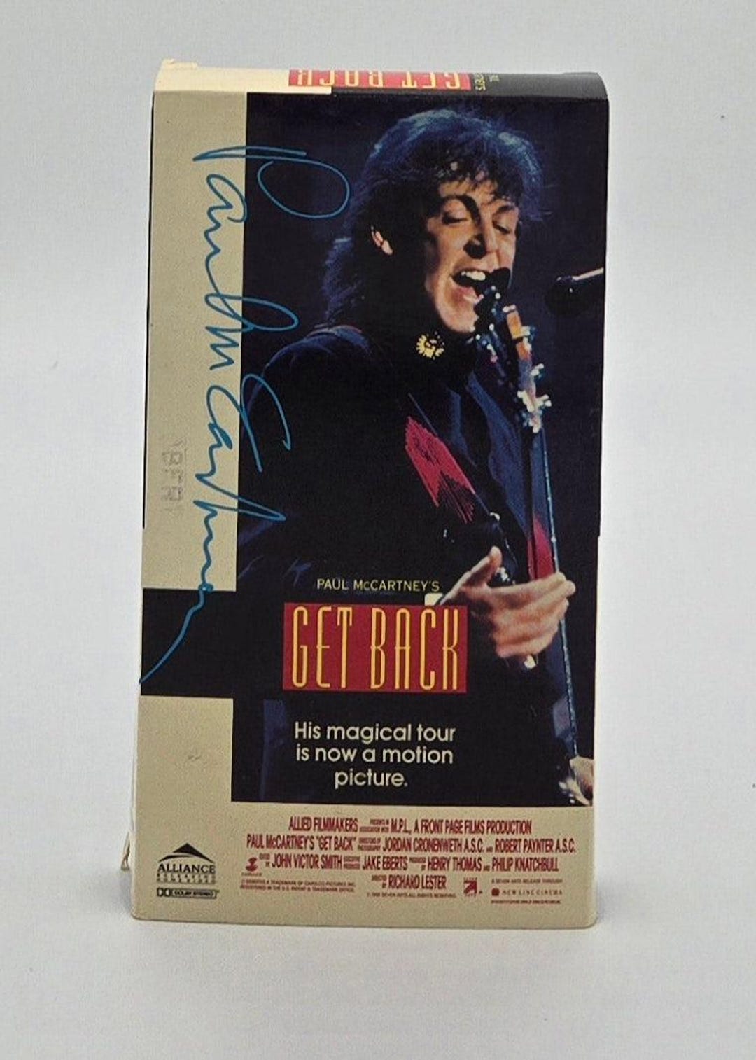 1991 Paul Mccartneys Get Back VHS Tape - Etsy