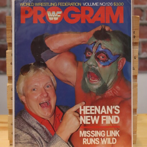 Wrestling Program - Etsy