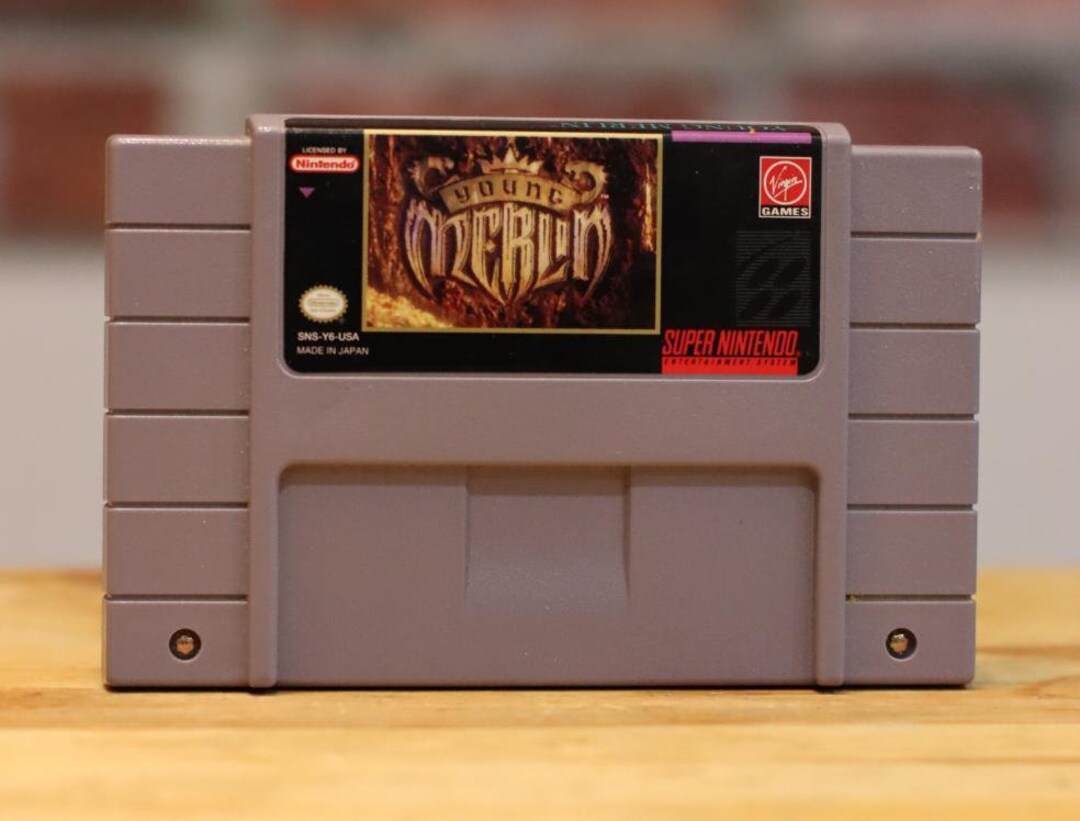 Young Merlin Original SNES Super Nintendo Video Game Tested - Etsy
