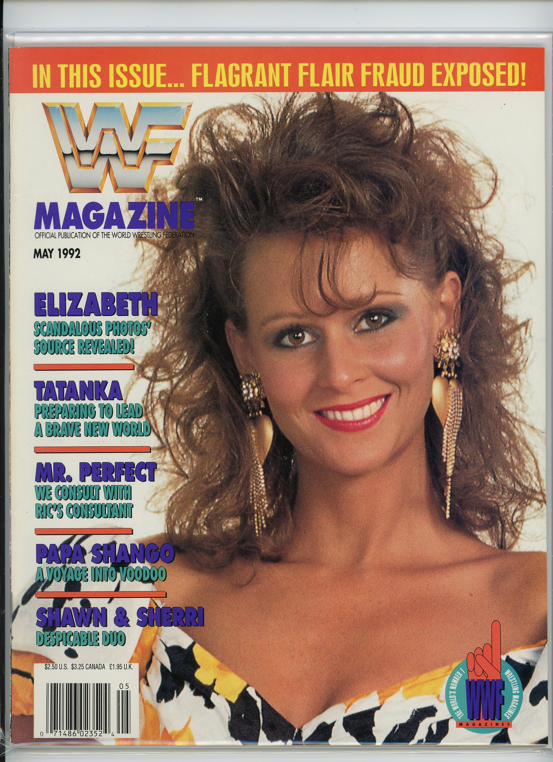 WWF Wrestling Magazine may 1992 Elizabeth - Etsy