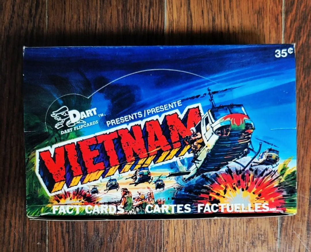 1988 Flip Art Vietnam Fact Trading Cards Box 48 Packs - Etsy
