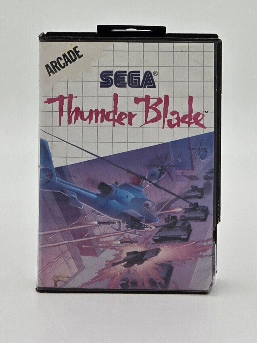 1987 Thunder Blade Arcade Sega Master System Video Game Cartridge in ...