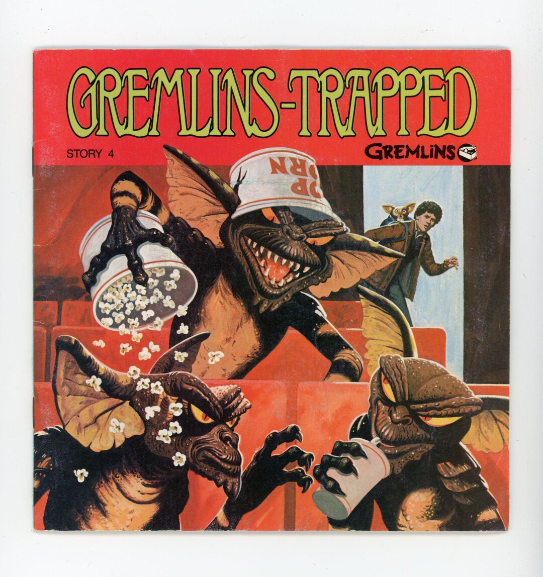 1984 Warner Bros. Gremlins-trapped 4 33RPM 7" Vintage Vinyl Record and ...