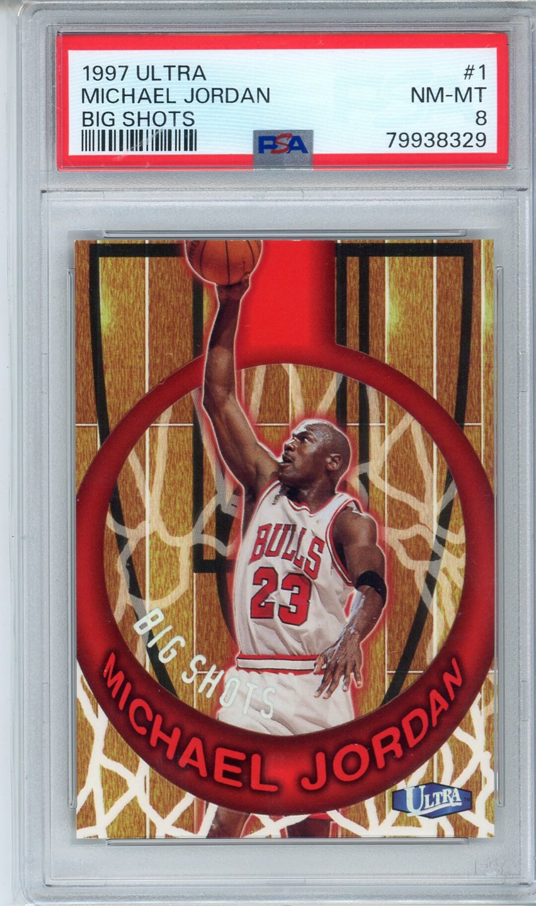 1997 Ultra Michael Jordan Big Shots 1 Graded Rare Insert Card PSA 8 - Etsy