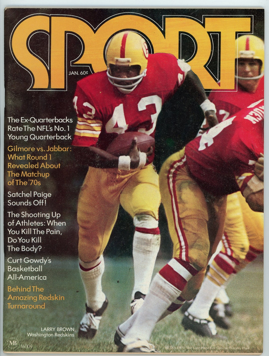 Vintage Sport Magazine Larry Brown january, 1971 49ers - Etsy