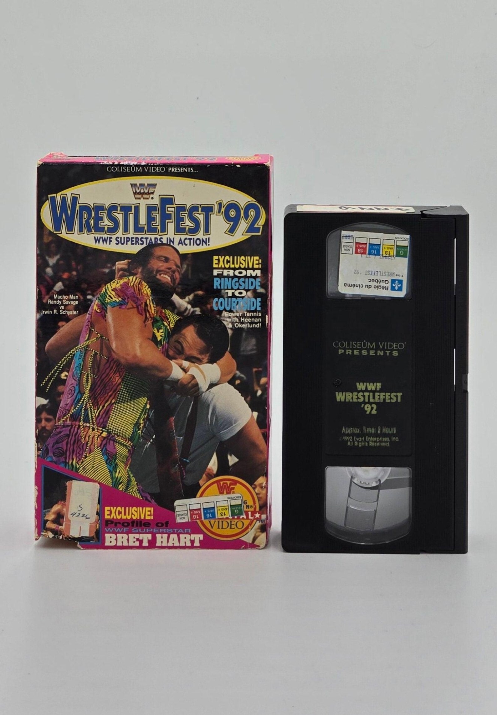 1992 WWF Wrestlefest 92 Vintage VHS Tape - Etsy