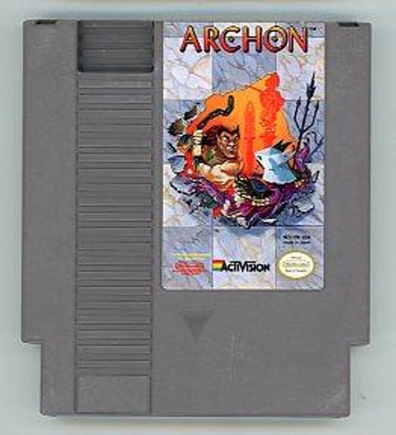 1990 Activision Archon NES Video Game Cartridge - Etsy