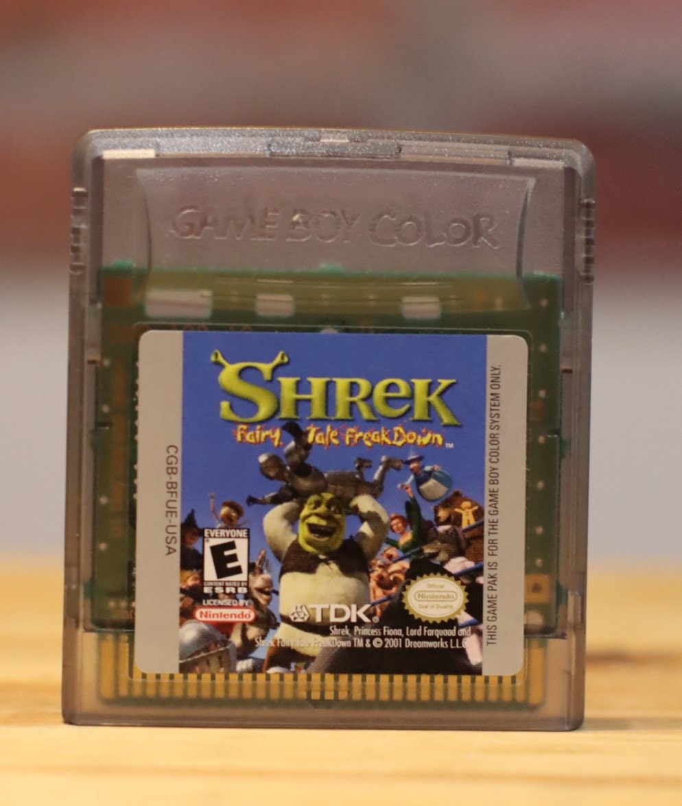 Shrek Nintendo Gameboy Color Video Game Tested - Etsy