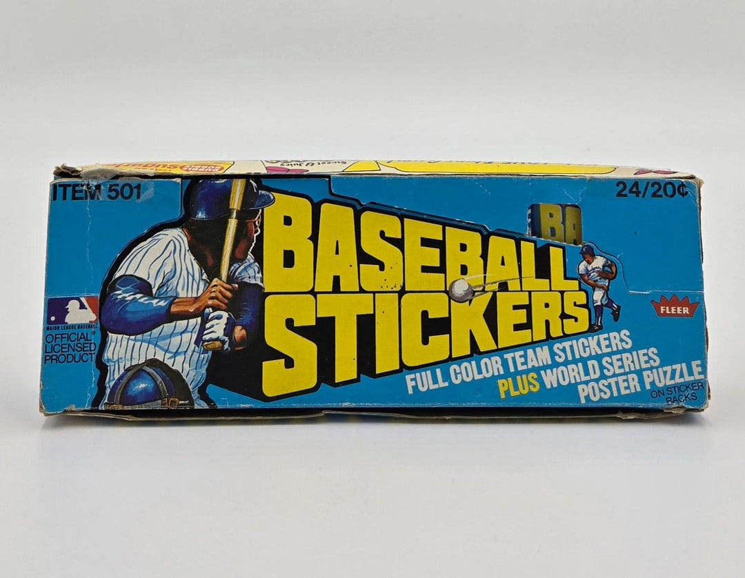 1979 Fleer Baseball Stickers Cards Wax Box 24 Packs - Etsy