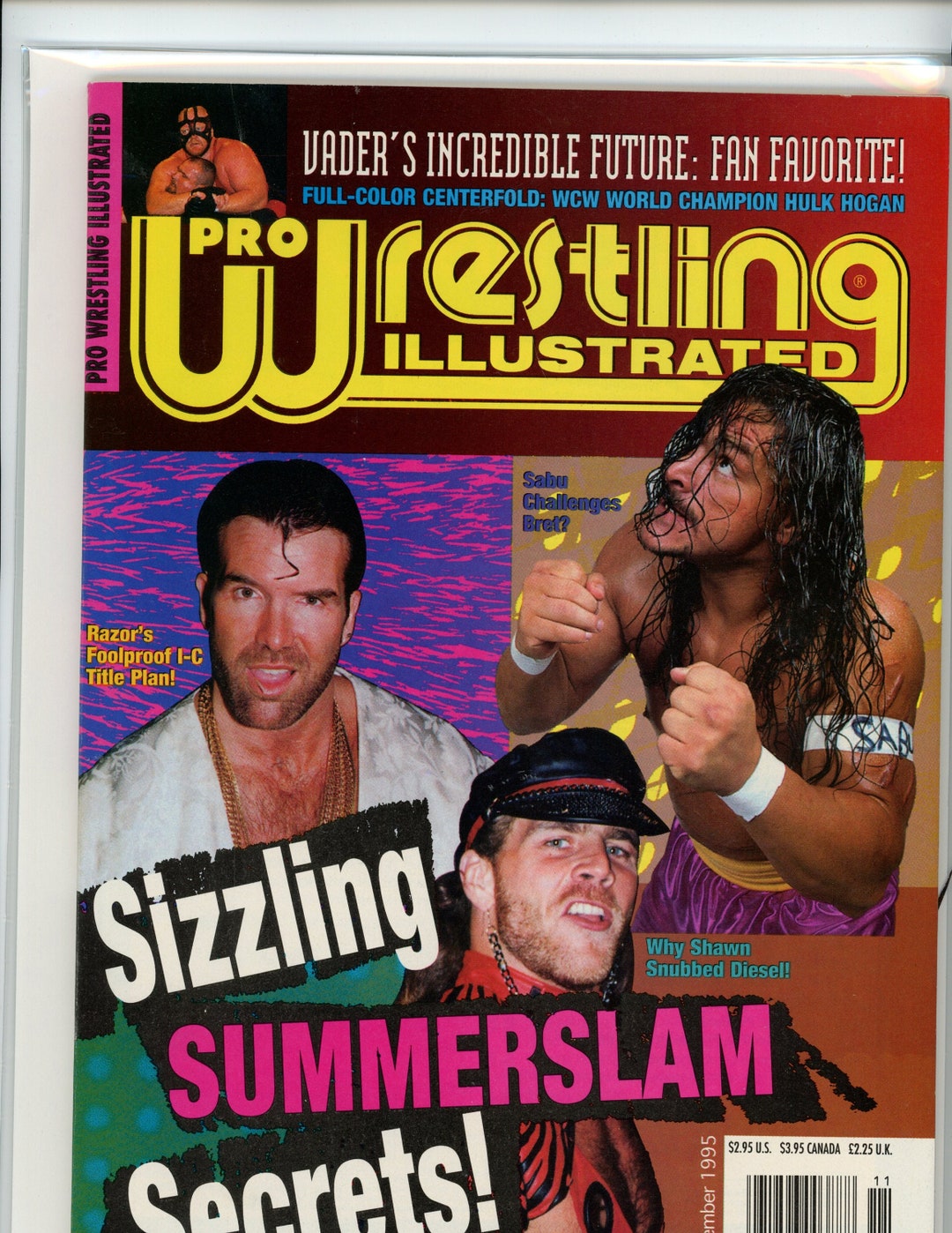 PWI Pro Wrestling Illustrated Wrestling Magazine september - Etsy