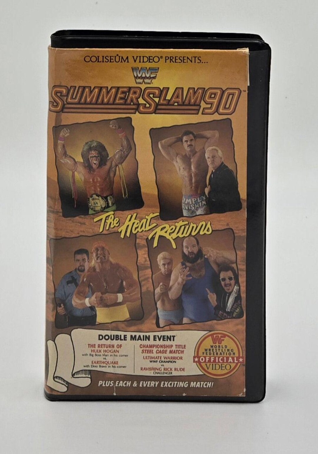 1990 WWF Summerslam 90 Clamshell VHS Tape - Etsy