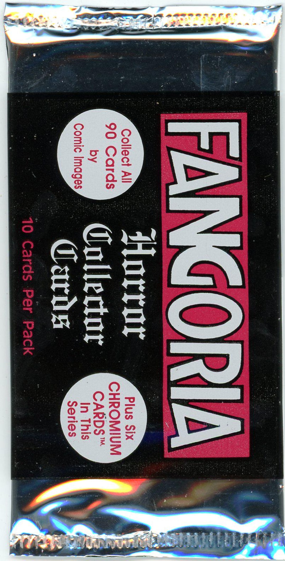 1992 Comic Images Fangoria Horror Trading Card Wax Pack (10 Cards ...