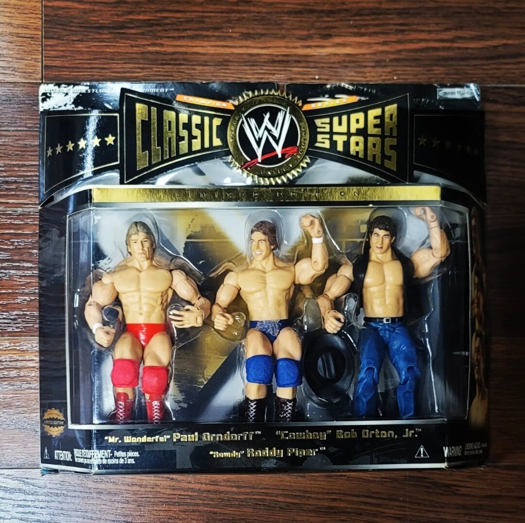 Jackson WWF WWE Classic Wrestling Figures Roddy Piper Orndorff - Etsy