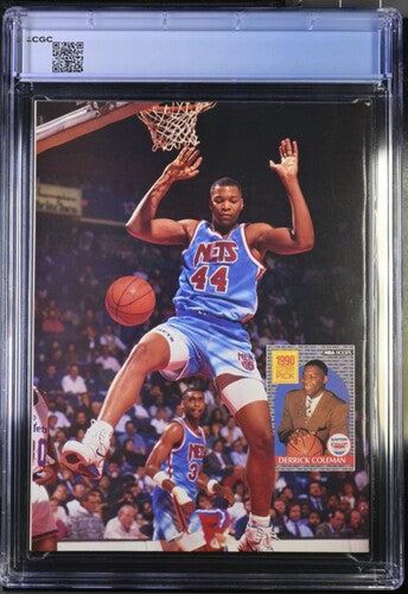 1991 Beckett Basketball Card Monthly Graded Magazine CGC 9.4 POP 22 ...