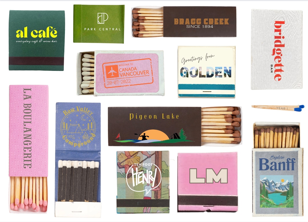 Personalized and Customizable Match Digital Prints (8-12 Matches) - Etsy