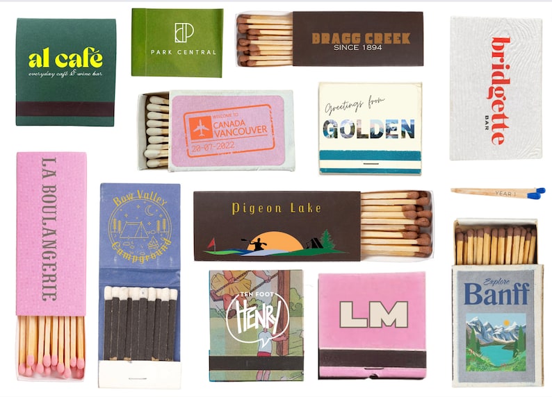 Personalized and Customizable Match Digital Prints (8-12 Matches) - Etsy