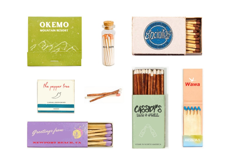 Personal Customized Digital Print Wall Art Matchbook - Etsy