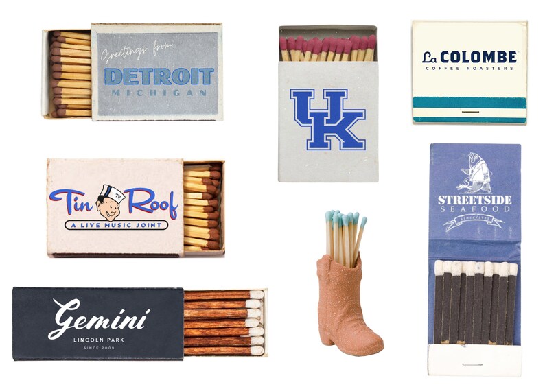 Personal Customized Digital Print Wall Art Matchbook - Etsy