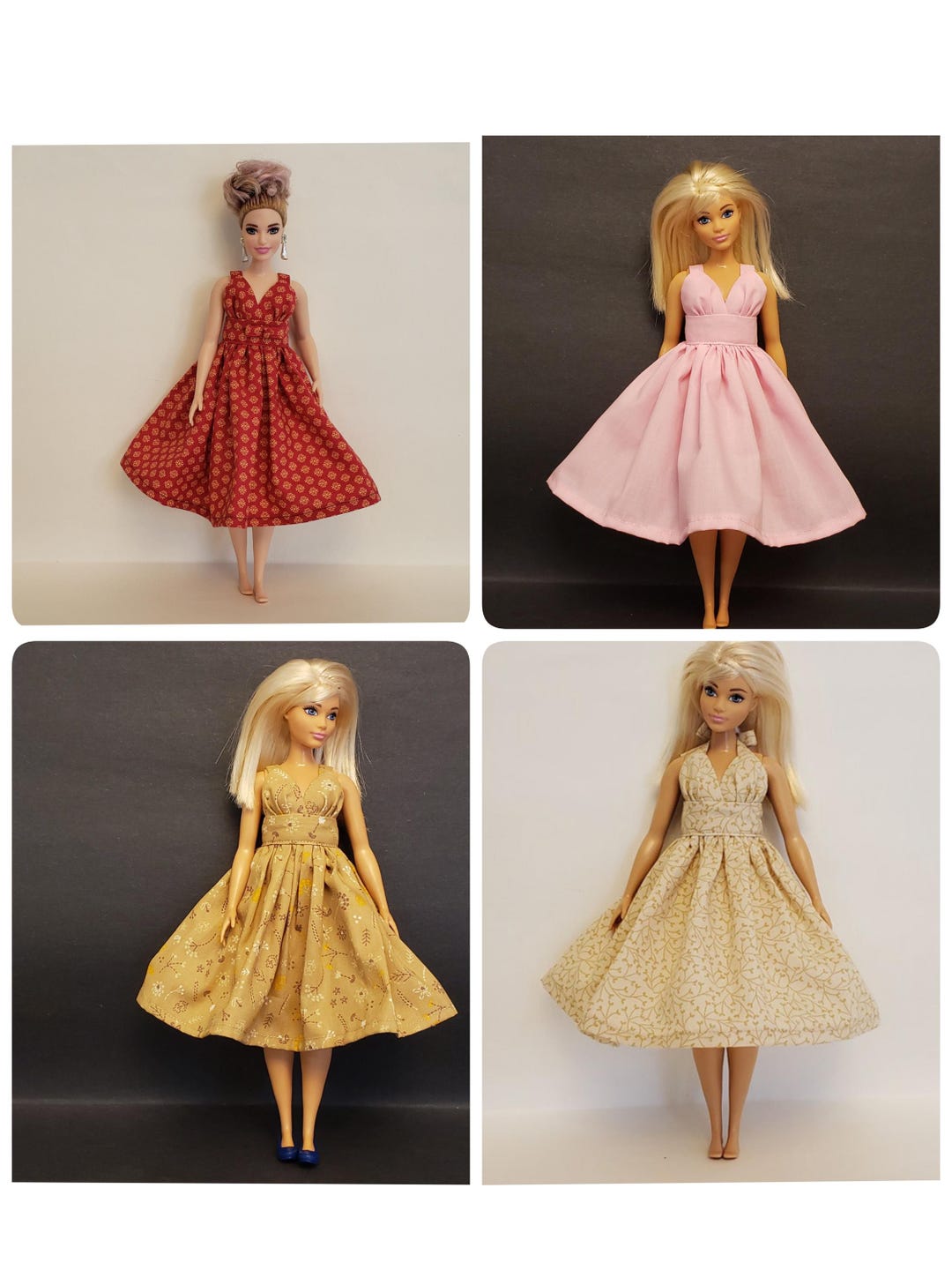 Doll Dress,curvy and Regular Dolls - Etsy
