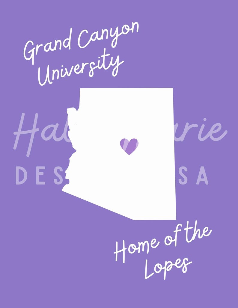 Grand Canyon University Wall Collage Pack of 6, GCU Digital Prints ...