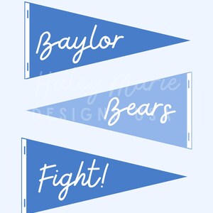 Baylor University Wall Collage Pack of 6, Baylor Digital Prints ...