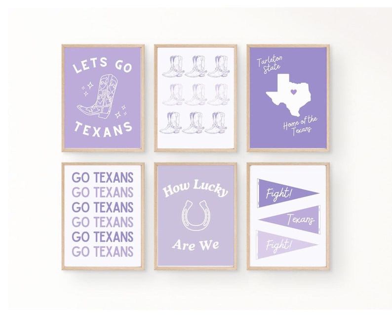 Tarleton State, University Wall Collage Pack of 6, Tarleton Digital ...
