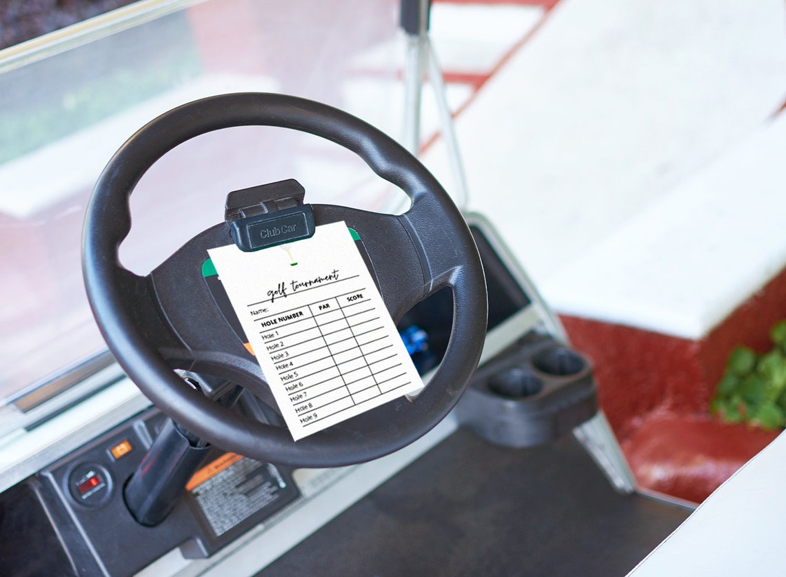 Customizable Golf Scorecard - Instant Download! - Etsy