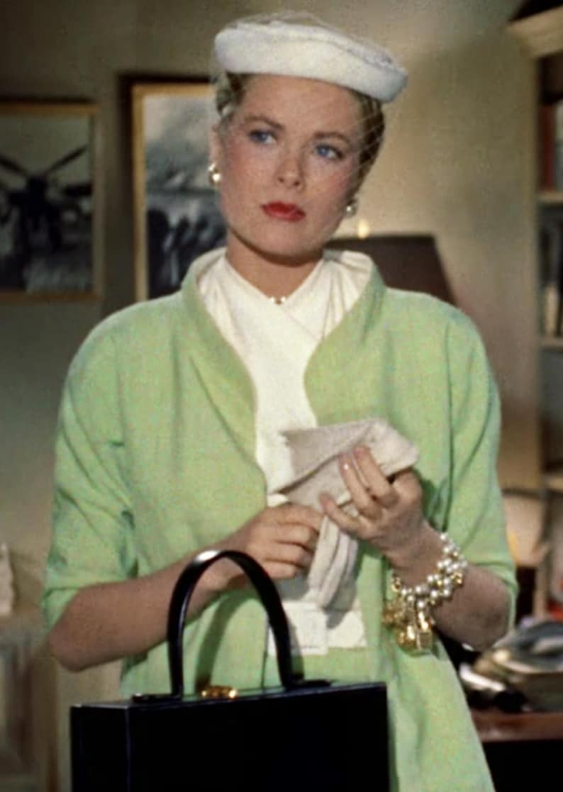 Grace Kelly Rear Window Pearl Charm Bracelet: Vintage Hollywood Glam ...