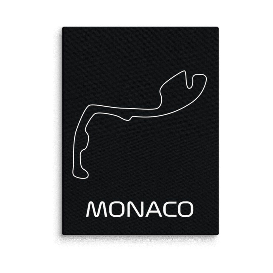 Custom Formula 1 Circuit Map Canvas Wall Art Personalized Track Race - Etsy