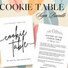 Cookie Table Sign, Pittsburgh Cookie Table Sign, Love Laughter & a ...